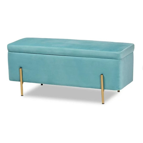 Latitude Run® Folrat Polyester Upholstered Storage Bench Wayfair